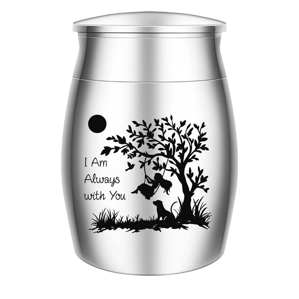 Column Mini Stainless Steel Urn for Human Pet Ashes Small Cremation Urn ...