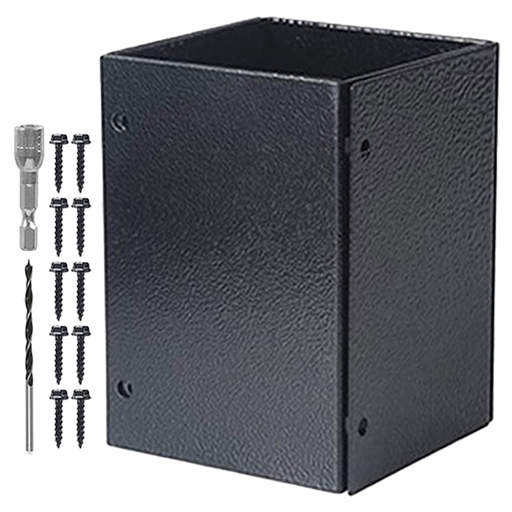 Column Protector Deck Post Base Mailbox Posts Mailbox Covers Iron Post ...