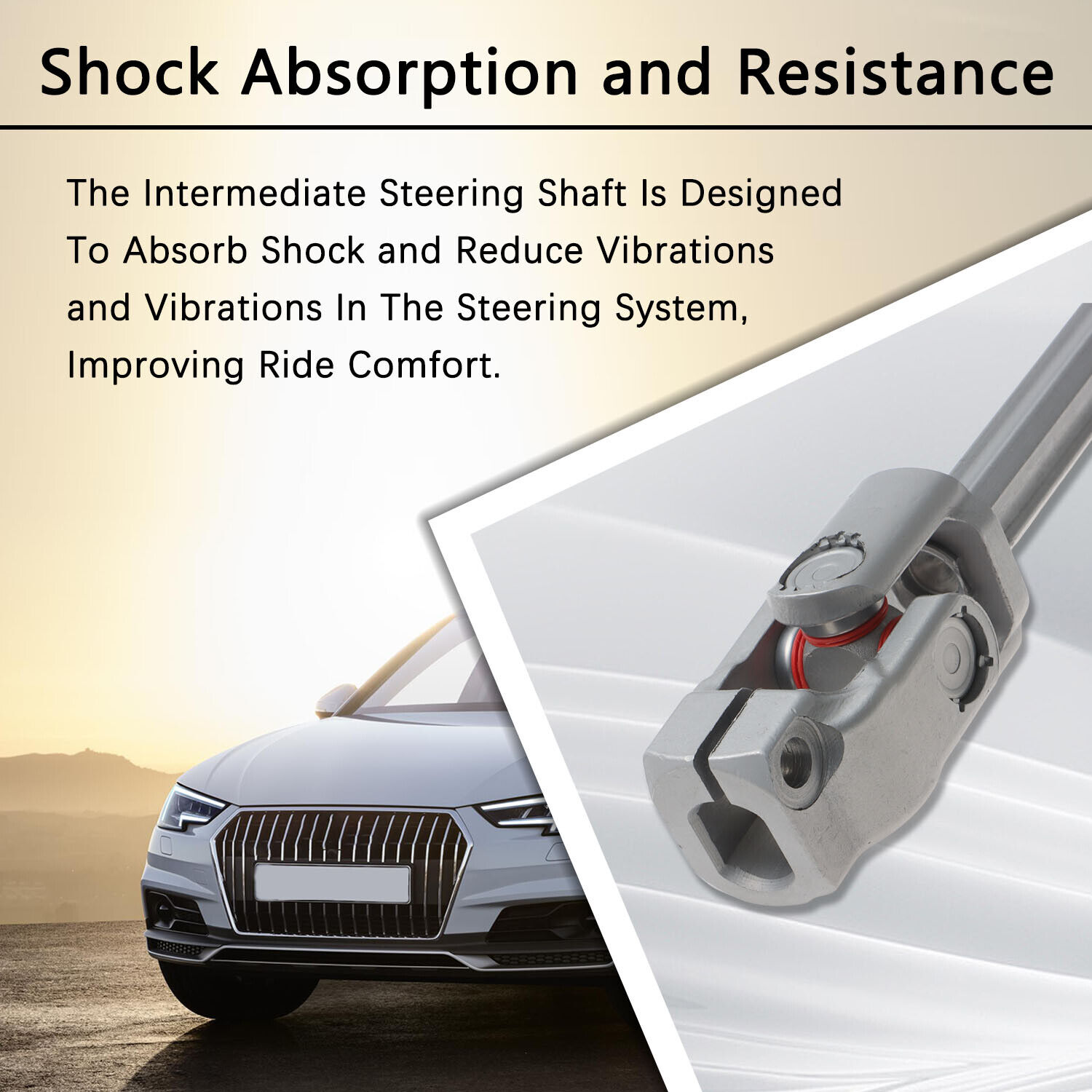Column Steering Shaft for 09-16 A4 08-17 A5 13-15 RS5 10-16 S4 08-17 S5 ...