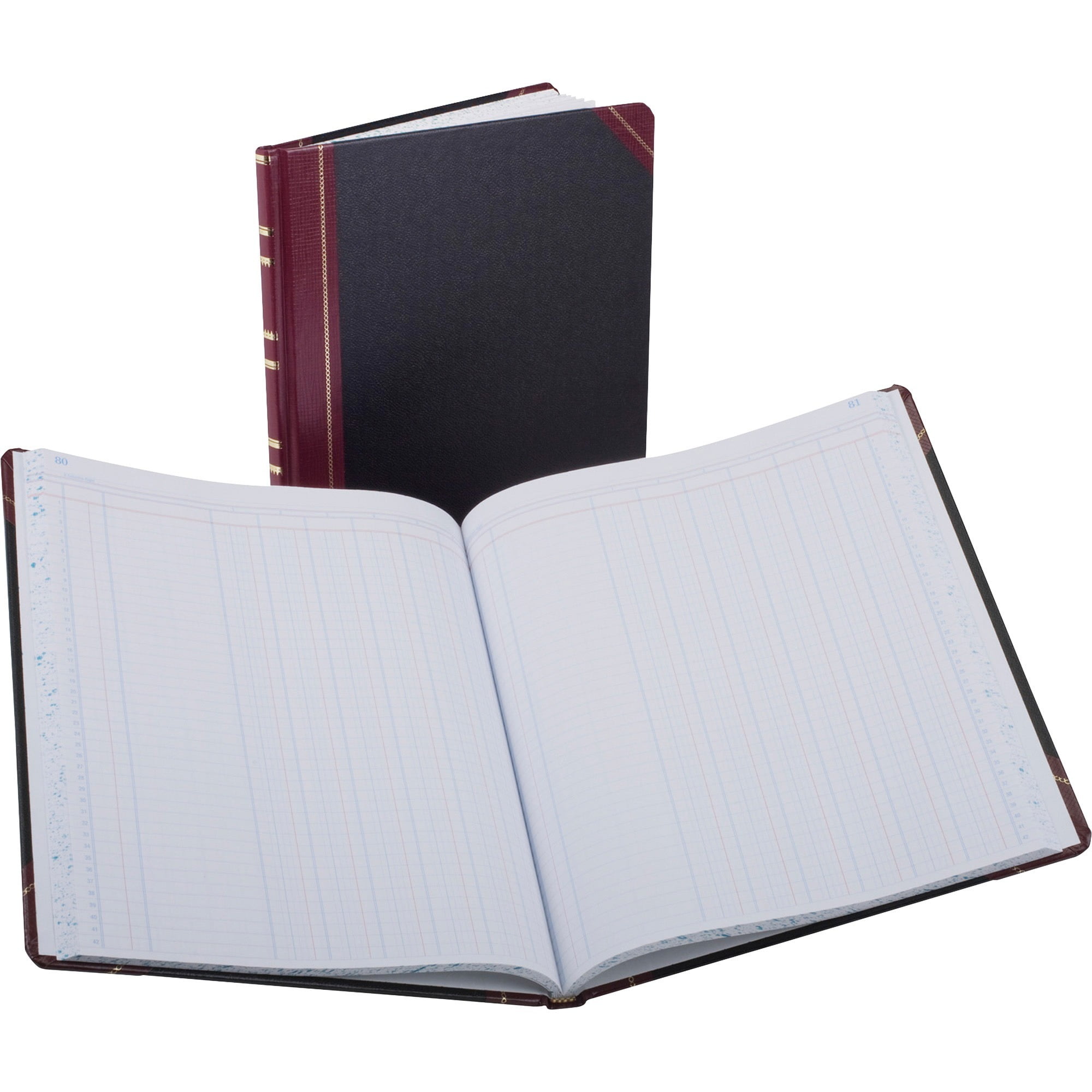 Columnar Accounting Book, 6 Column, Black Cover, 150 Pages, 10 1/8 x 12 ...