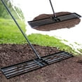 Colwelt Heavy-Duty Levelawn Rake for Lawns & Gardens, 45x10'' Rake with ...