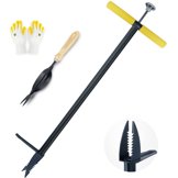 Heavy-Duty No-Bend Weed Grabber, Dandelion Puller with Long Handle ...