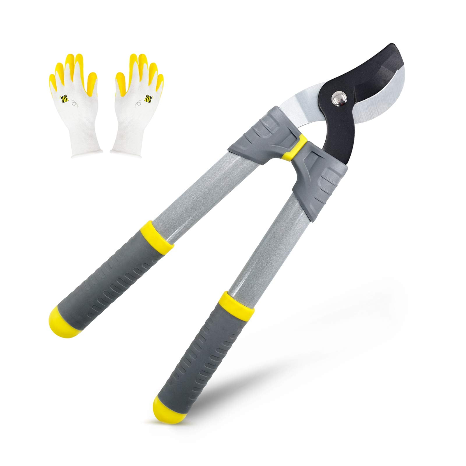 Colwelt 17-Inch Small Bypass Loppers, Light Duty Pruners, 1.25 Inch Cut ...