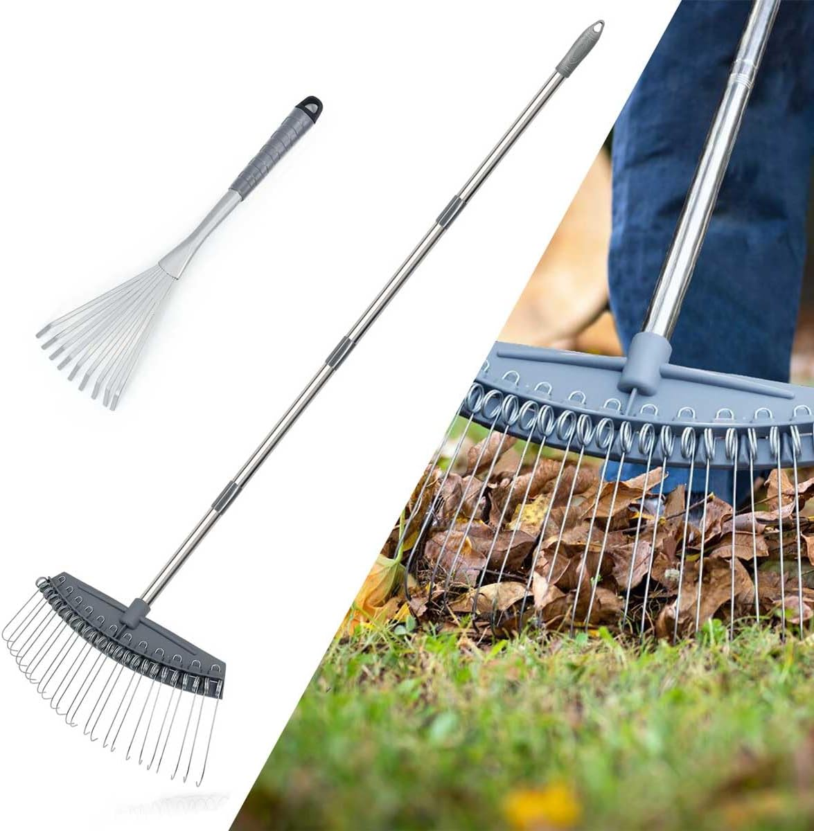 True Temper Steel Leaf Rake 20" - Walmart.com