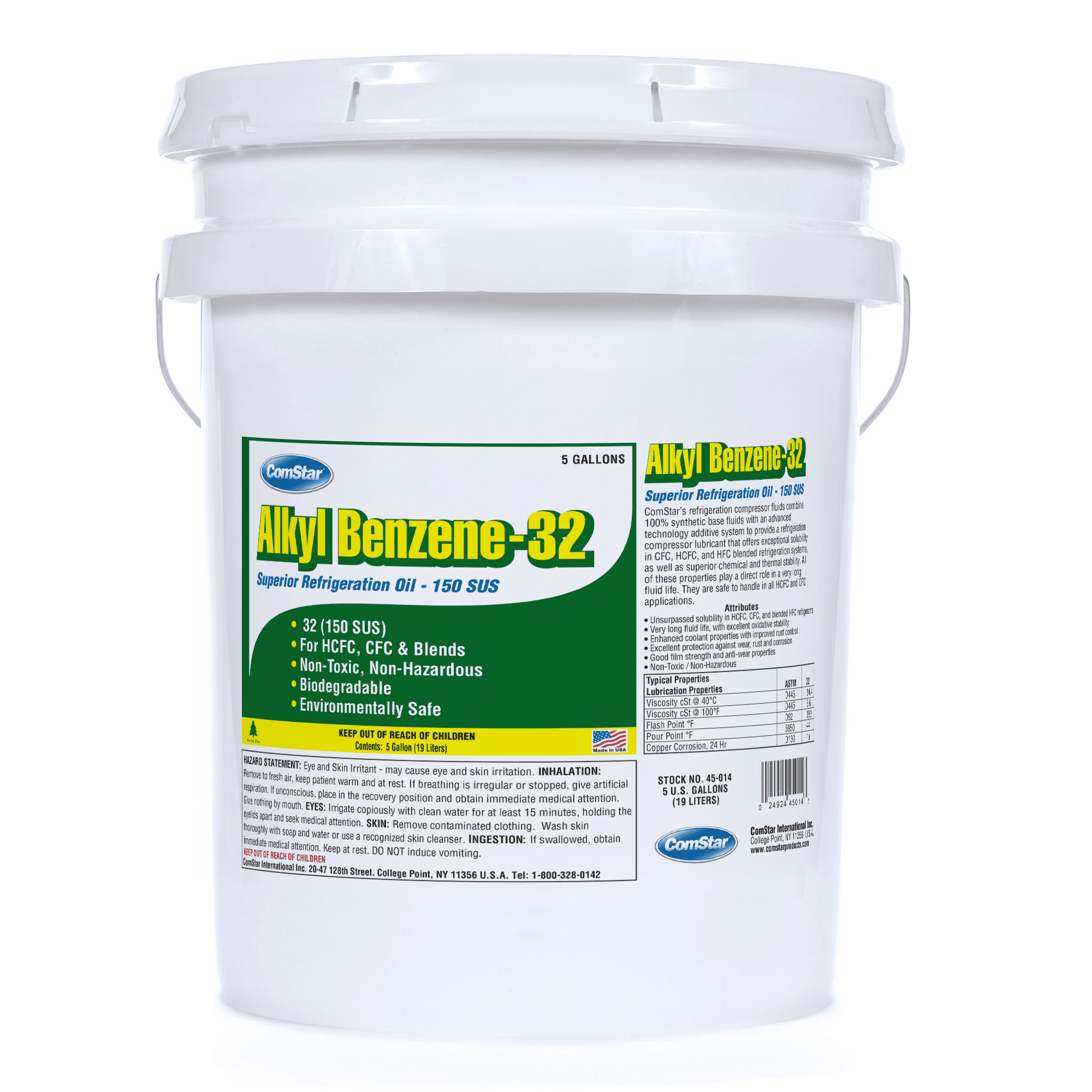 ComStar Alkylbenzene Oil, 32/150 SUS, Recommended for A/C ...