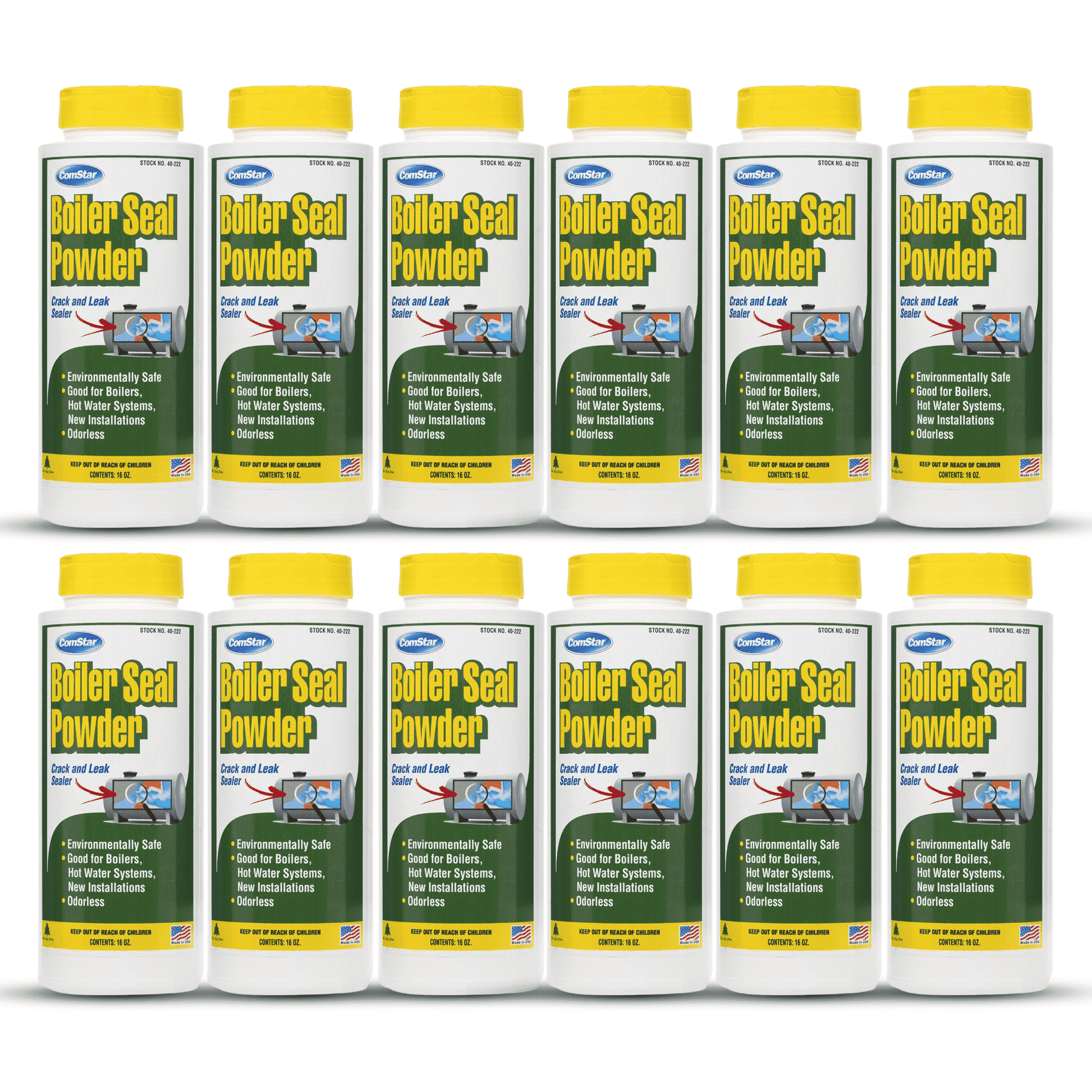 ComStar Boiler Seal Powder, Fast-Acting Leak Sealant for Steam Boilers ...