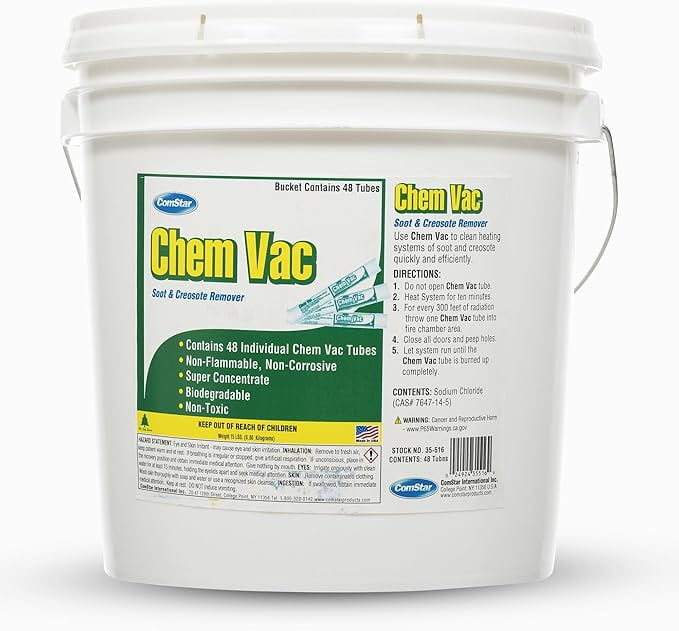 ComStar Chem Vac Soot Remover Sticks with Reusable Bucket, Fast-Acting ...