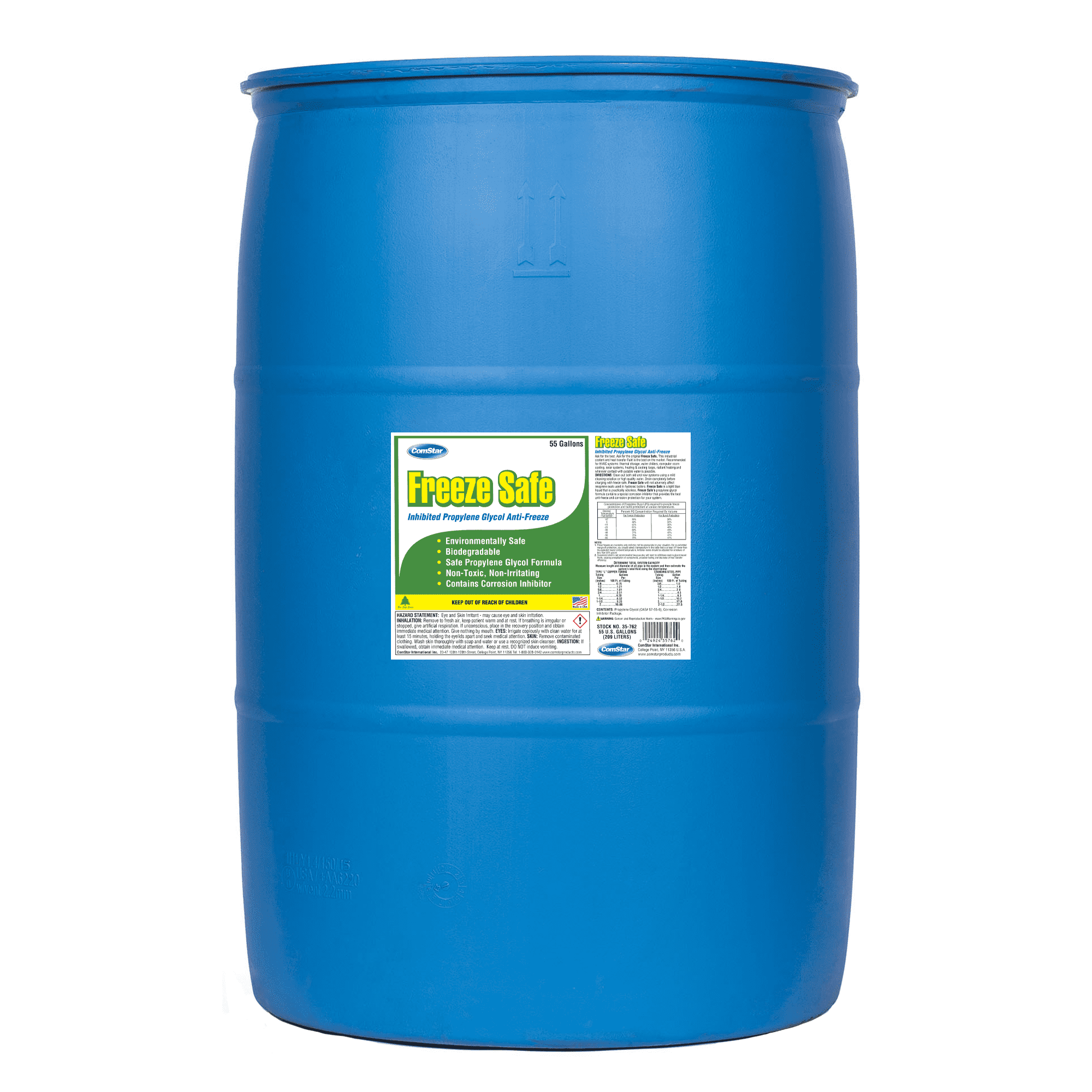 ComStar Freeze Safe, Propylene Glycol Anti-Freeze with Blue Color ...