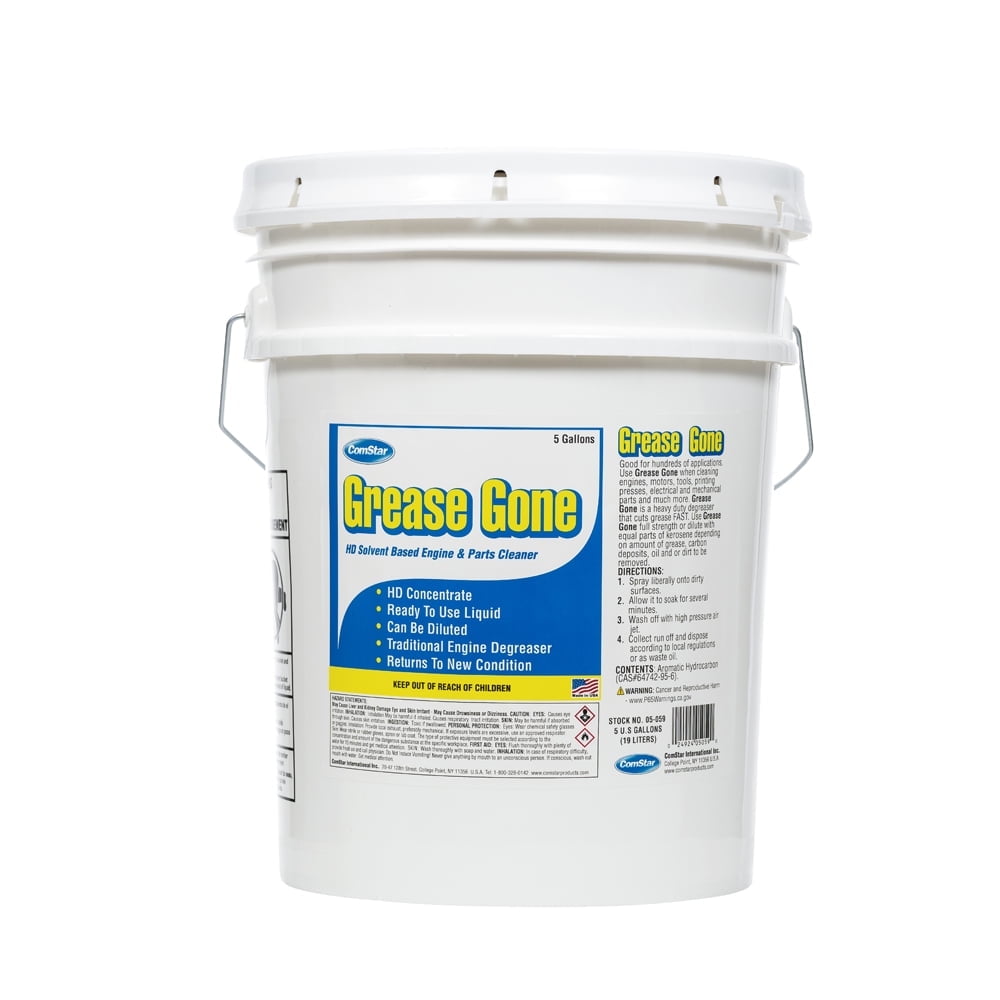 ComStar Grease Gone, Heavy-Duty Solvent-Based Engine & Parts Cleaner ...