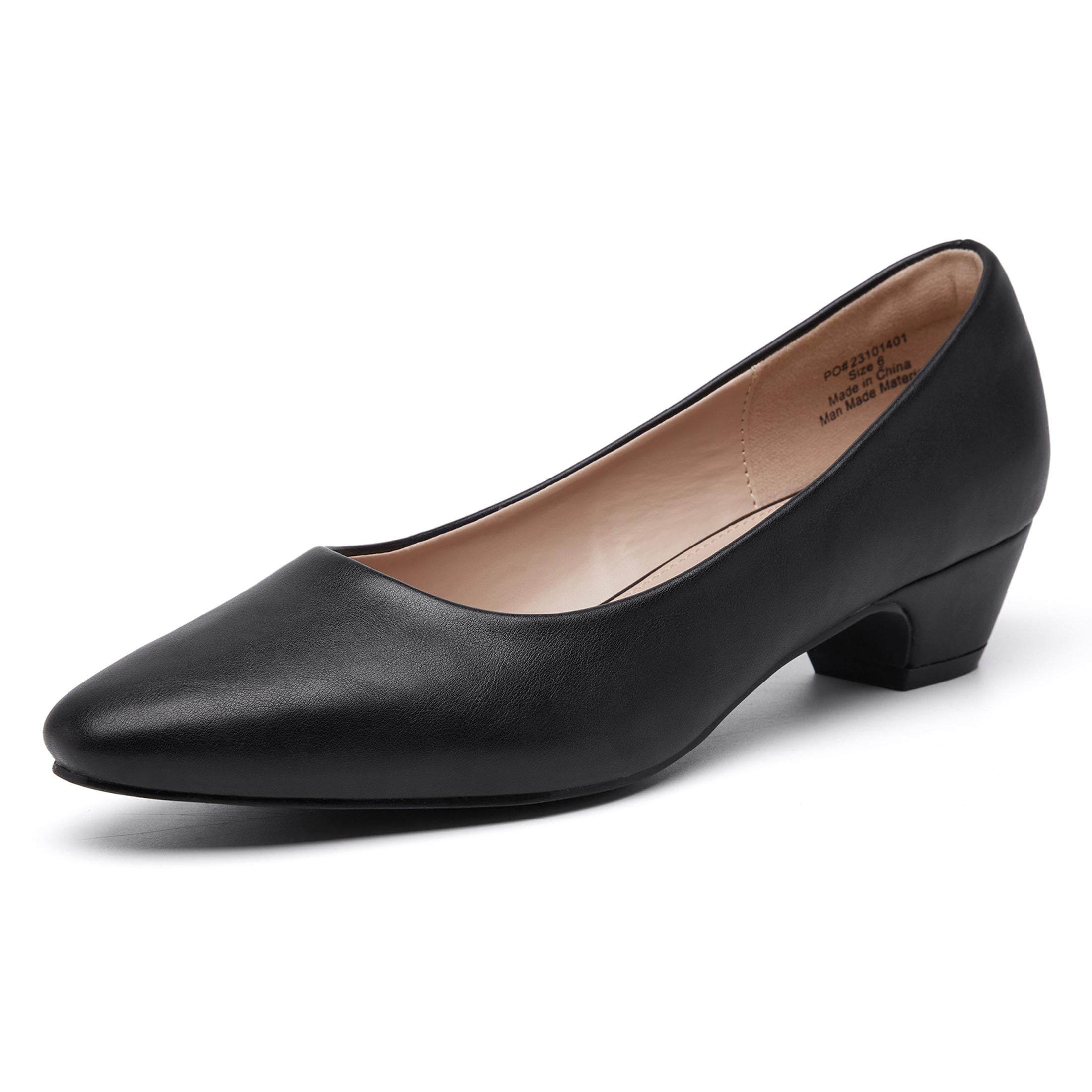 ComStar International Women's Comfortable Formal Work Shoes, Black Low ...