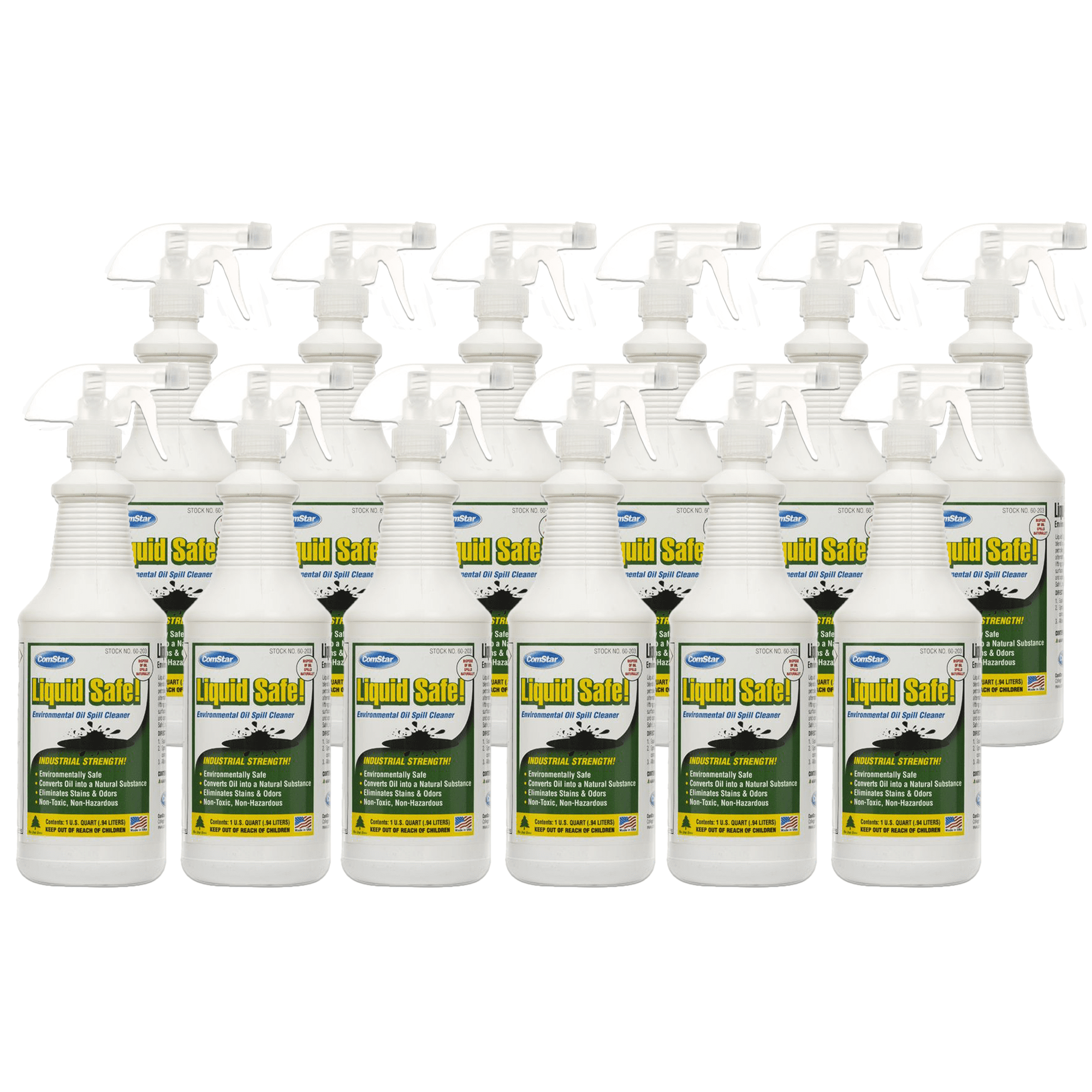 ComStar Liquid Safe Environmental Oil Spill Cleaner, Degreaser, Removes ...
