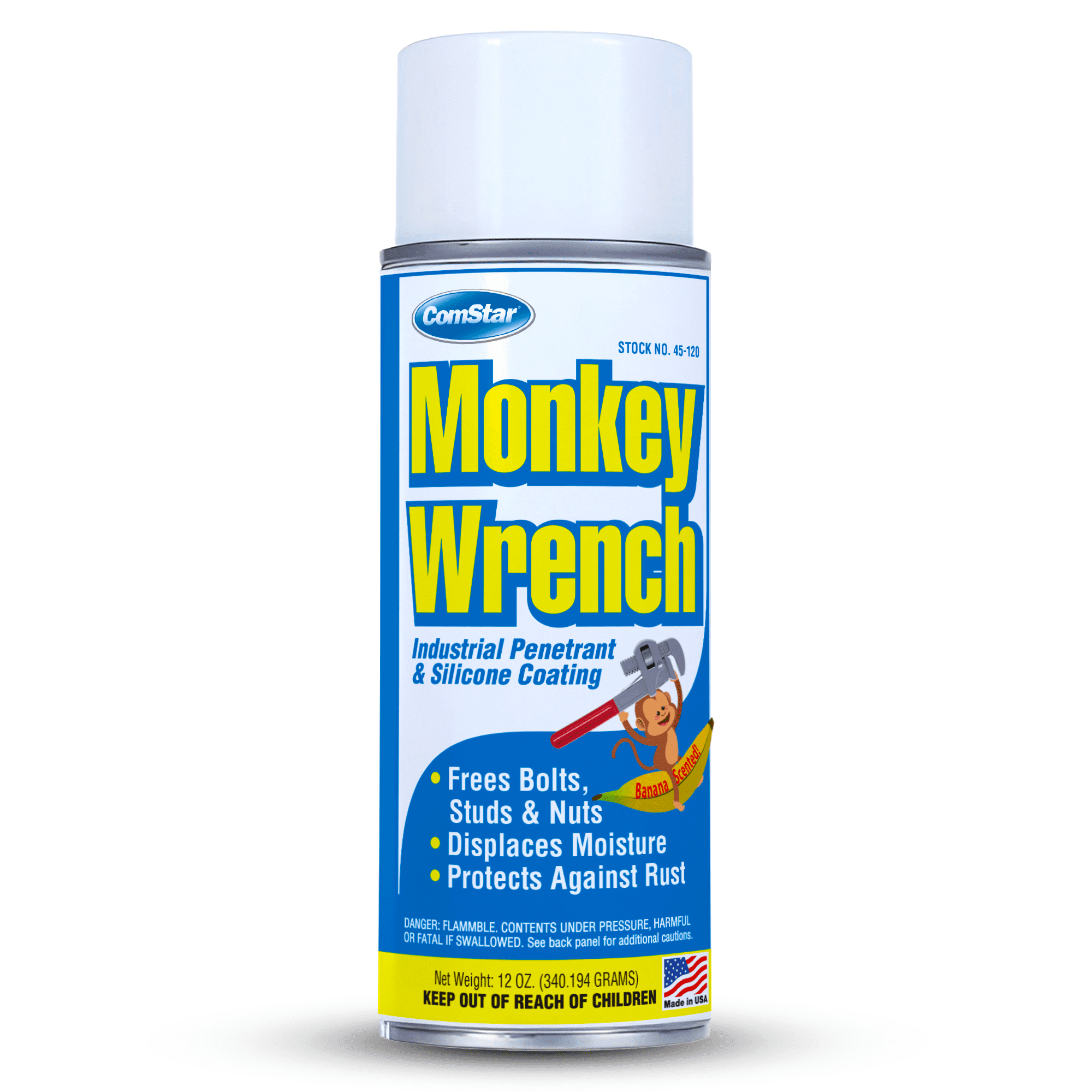 ComStar Monkey Wrench, Industrial Penetrant Nut Buster That Frees ...