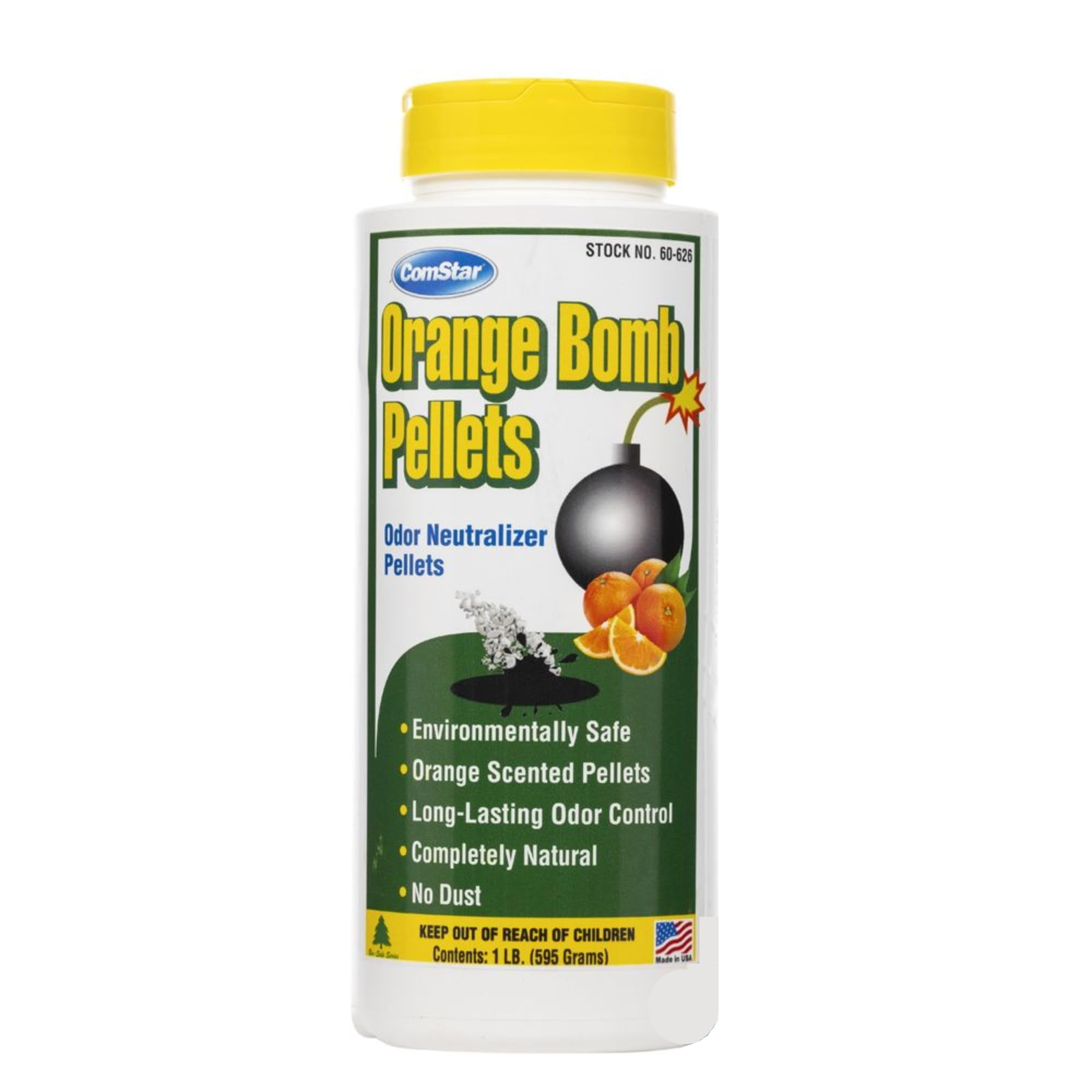 ComStar Orange Bomb Pellets, Absorbent Odor Neutralizer, Fast-Acting ...