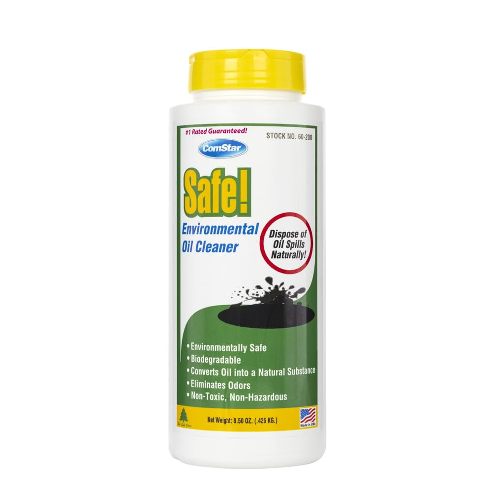 ComStar Safe! Bacteria Oil Spill Eater, Powerful Enzymatic Oil Absorber ...