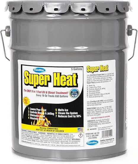 ComStar Super Heat, 8-in-1 Fuel Oil Treatment, Controls Waxing ...