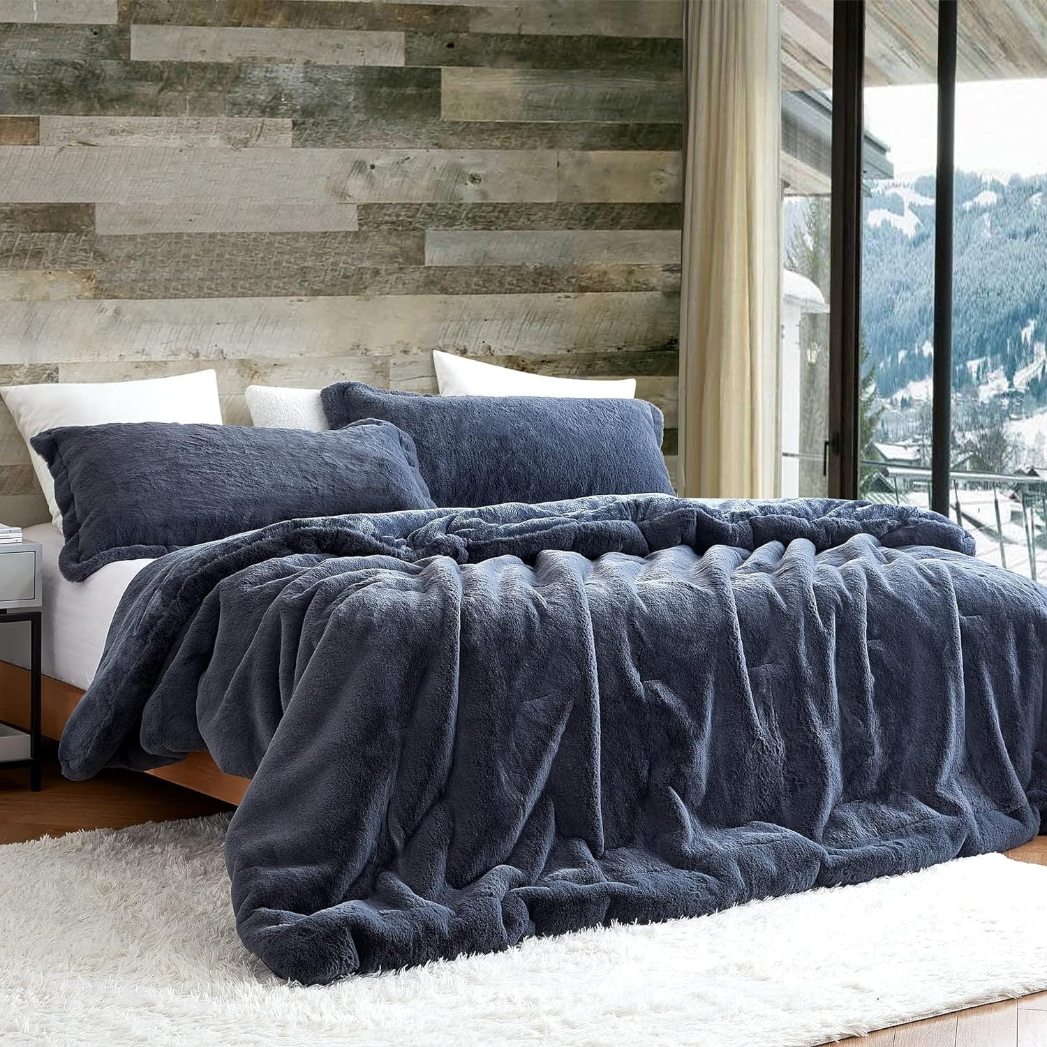 Coma Inducer Chunky Bunny - ® Oversized Comforter Set - Blue Steel Twin ...