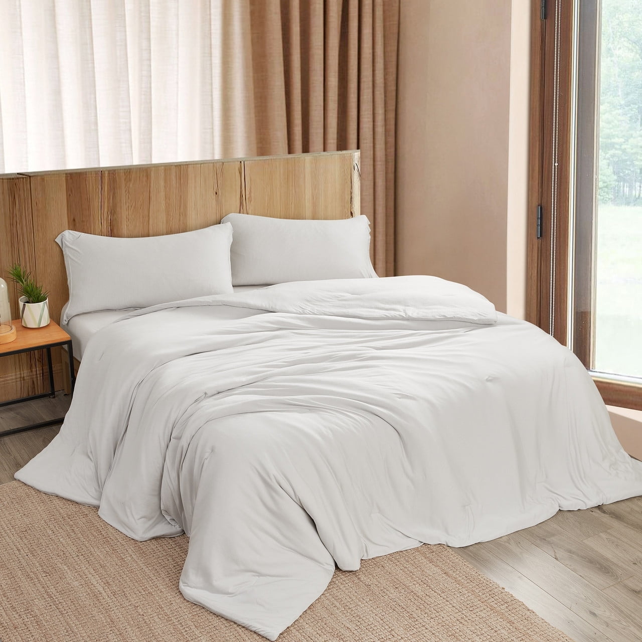 Coma Inducer Cooler Than Cool - ® Oversized Comforter Set - Gray Stripe ...