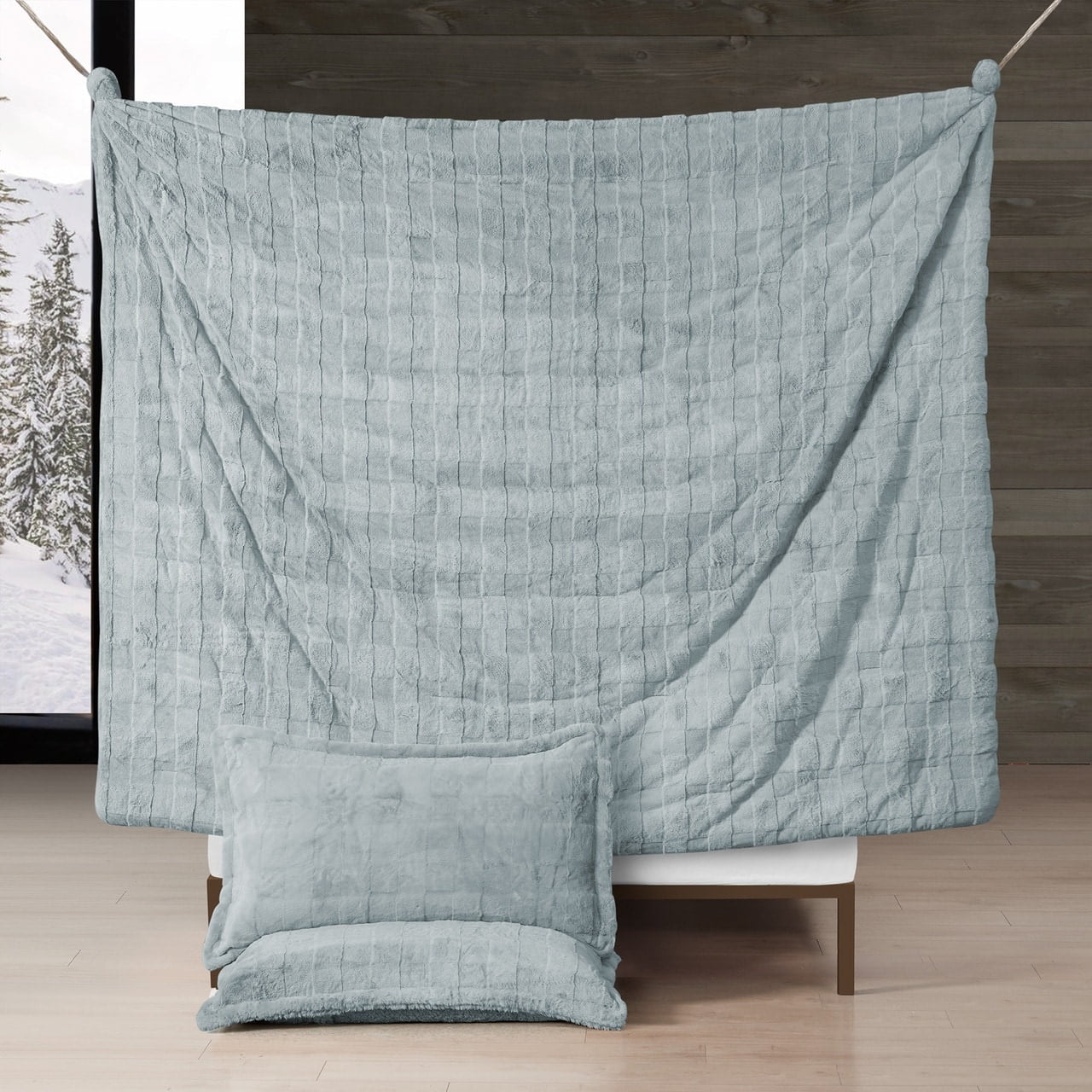 Coma Inducer Cut n Sew Chunky Bunny - ® Oversized Comforter Set - Gray Pistachio Twin XL ...