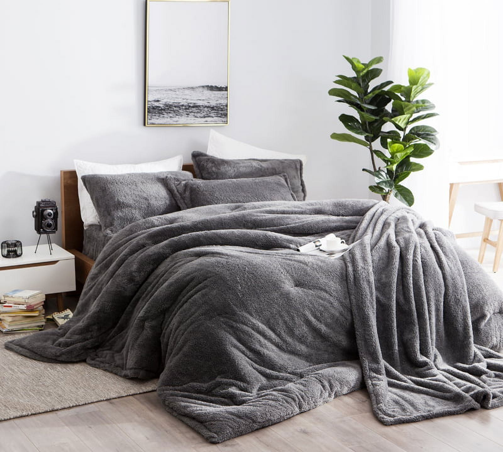 Coma Inducer Oversized Comforter - Charcoal - Twin-XL - Walmart.com