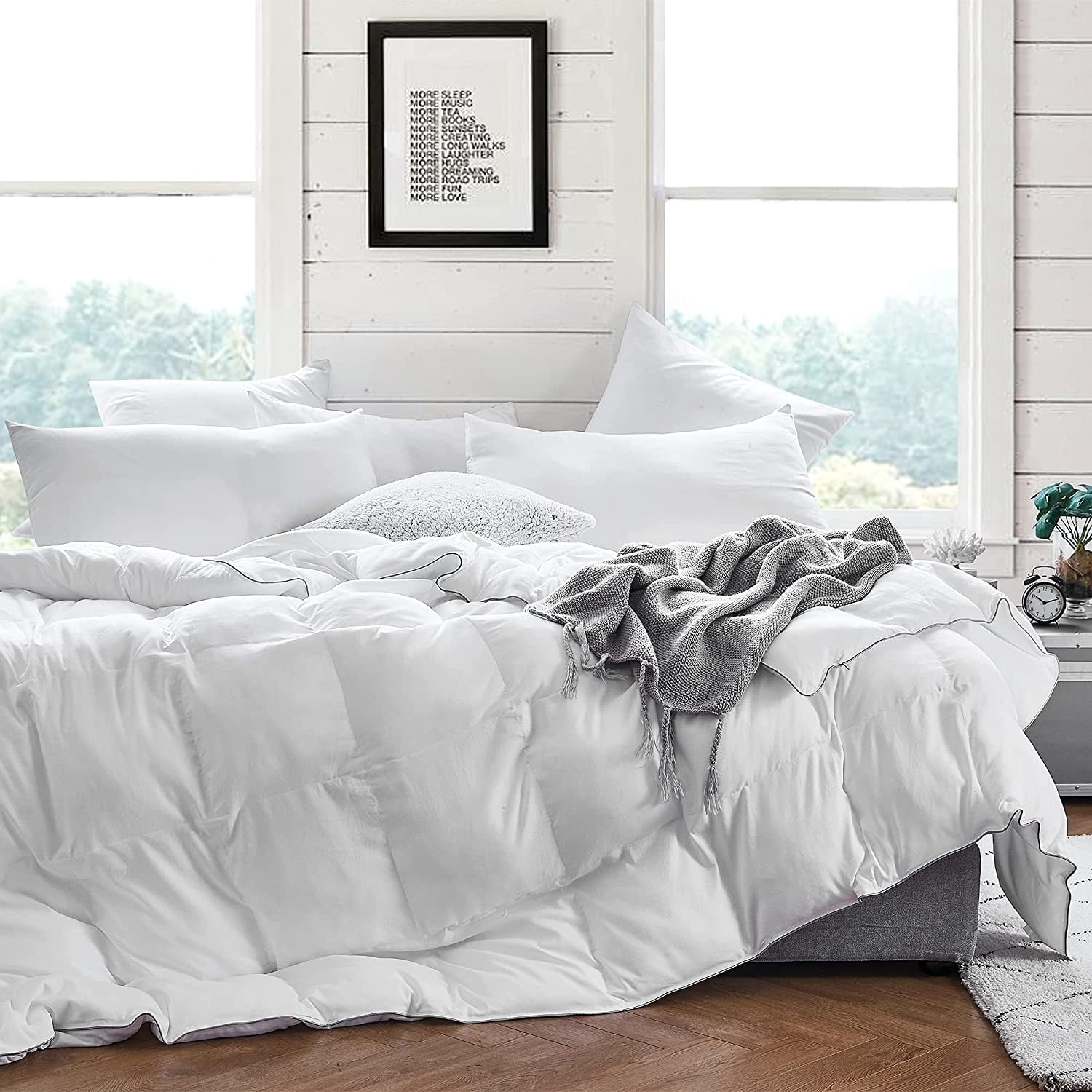 Coma Inducer Snorze® Cloud Comforter Set - ® Oversized Bedding in White ...