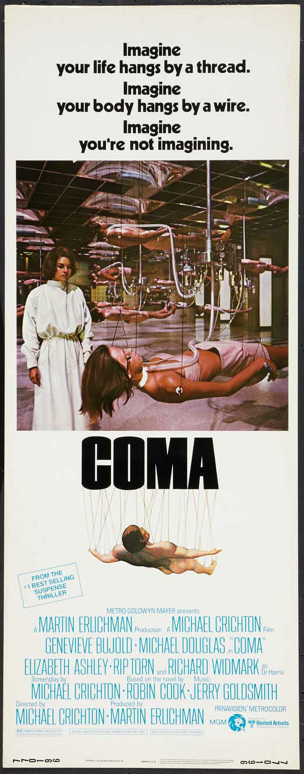 Coma - movie POSTER (Insert Style A) (14" x 36") (1977) - Walmart.com