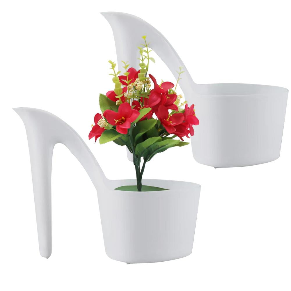 Comaie Flower Pots for Plants High Heel Shaped Flower Pot Decorative ...