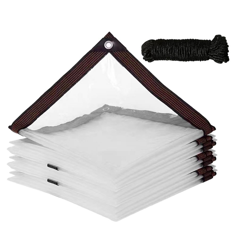 Comaie Heavy Duty Tarp Waterproof PVC Tarpaulin with Metal Eyelets ...