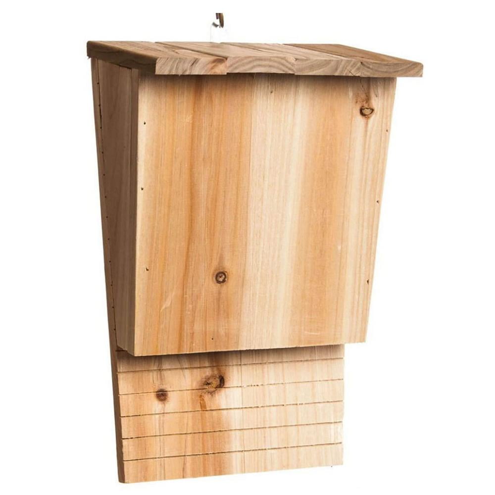 Comaie Large Outdoor Bat Houses Solid Wooden Bat Boxes Natural Wooden ...