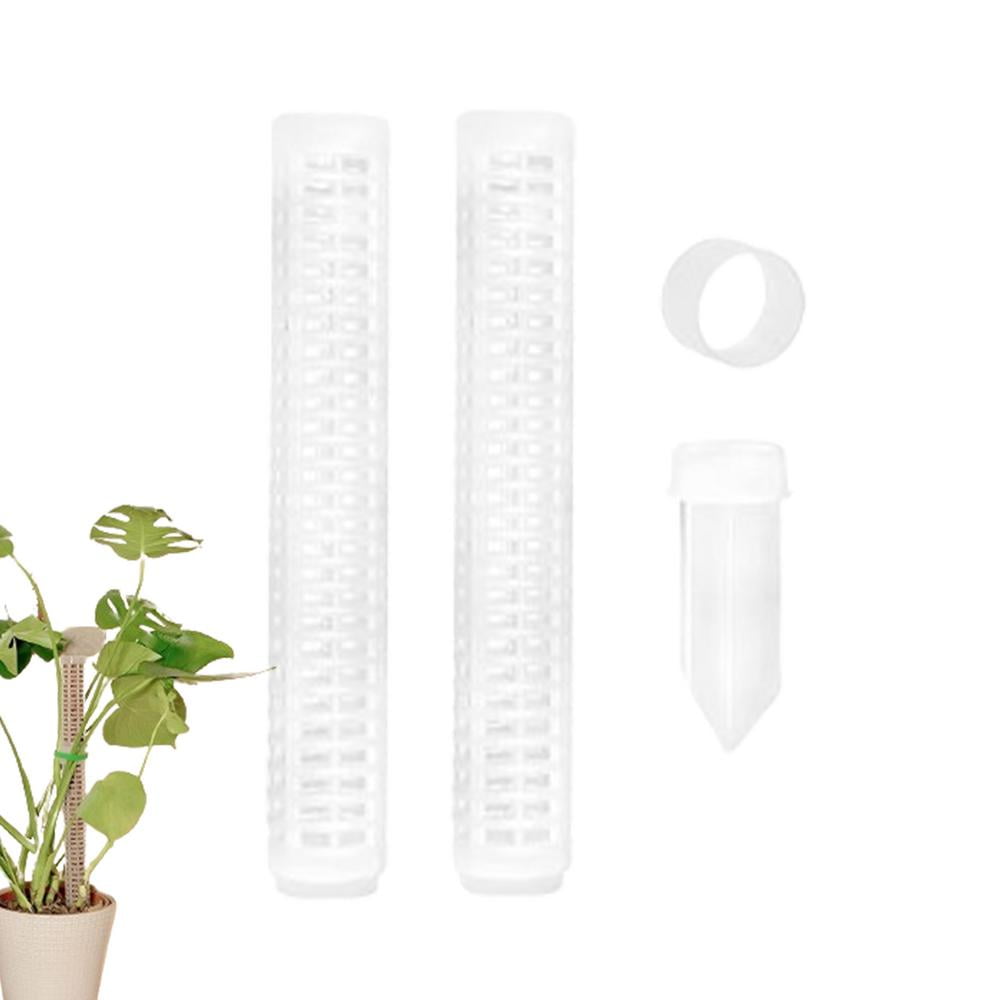 Comaie Moss Pole for Plants Indoor 2PCS Stackable Clear Plant Poles ...