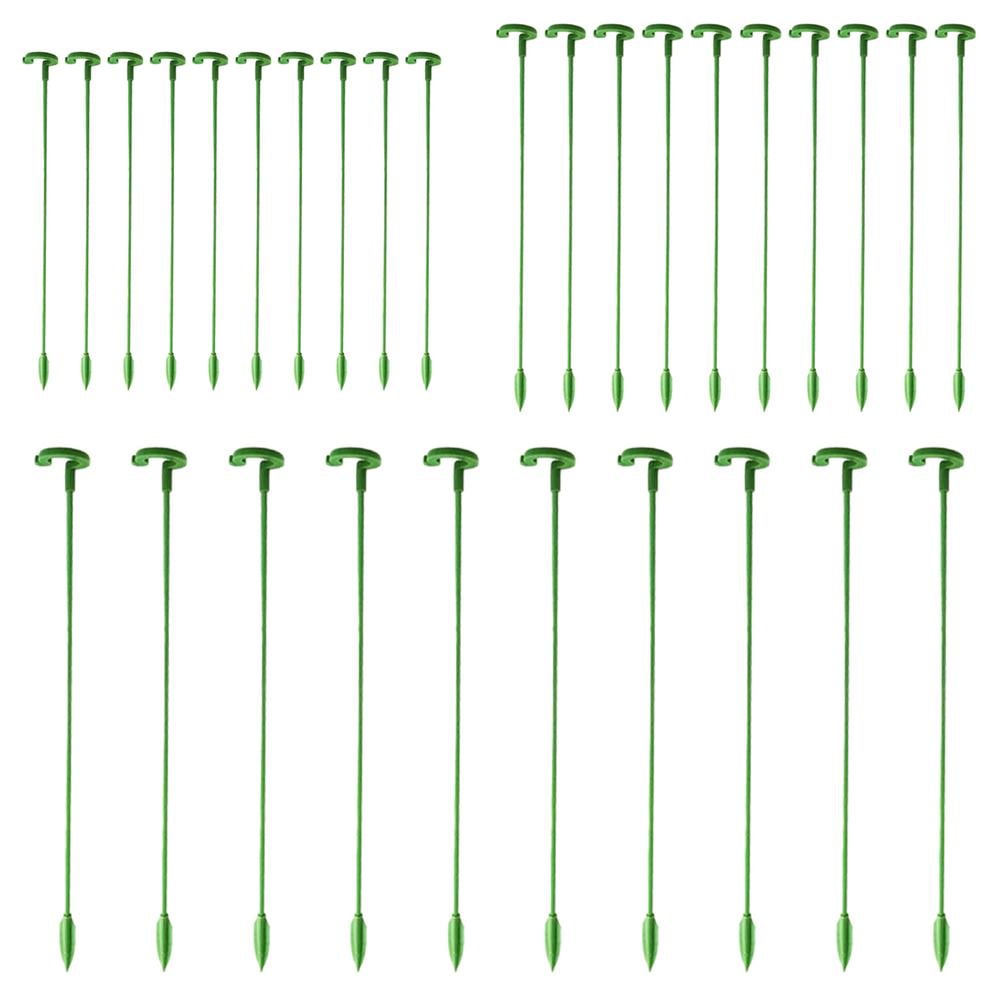 Comaie Plant Support Stakes 10/30pcs Garden Single Stem Flower Plant ...