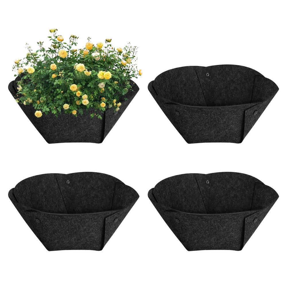 Comaie Planter Basket Liners Fabric Replacement Liners 4pcs Round Plant ...