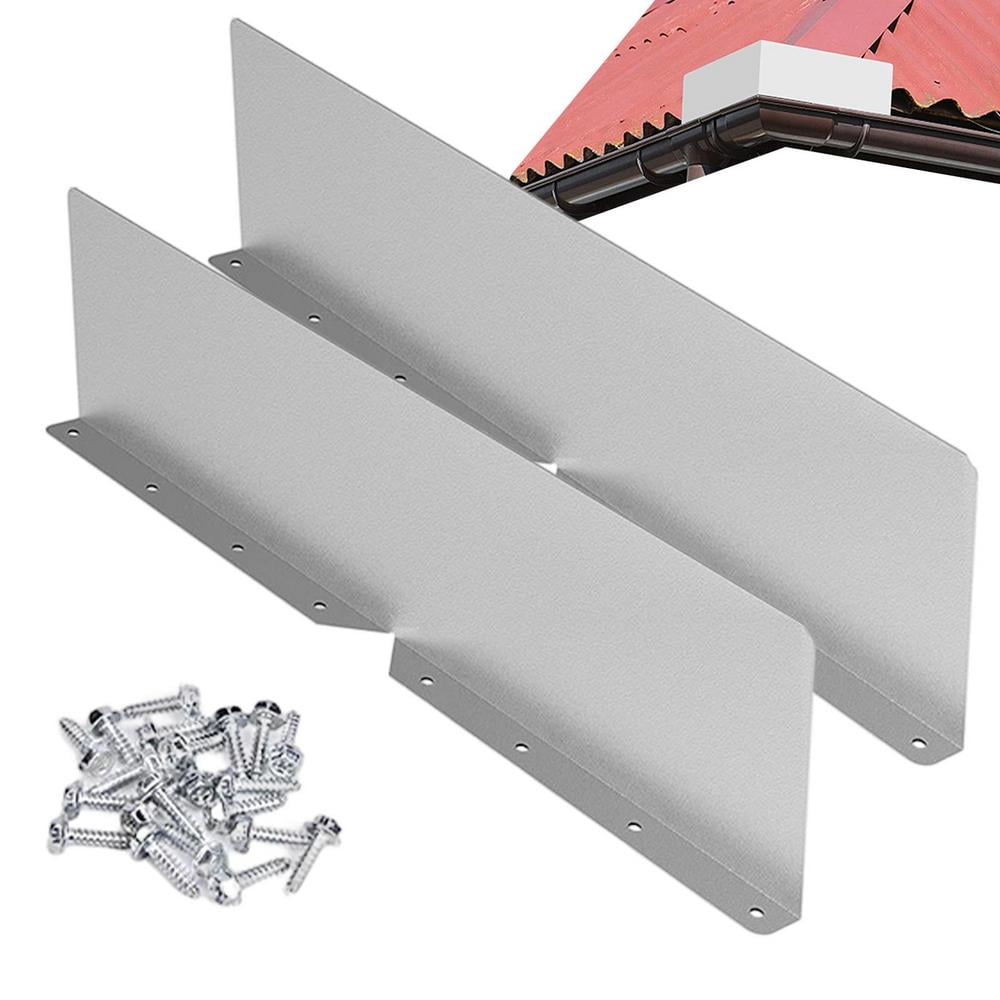 Comaie Rain Gutter Splash Guard Rainwater Diverter Gutter Splash Plate ...