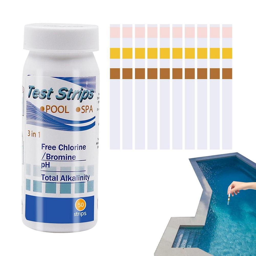 Comaie Water Quality Test Kit Spa Water Quality Detection Paper Multi ...