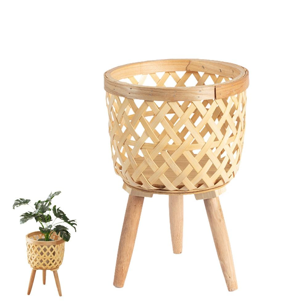 Comaie Wooden Stool for Plants Indoor Flower Stands for Living Room ...