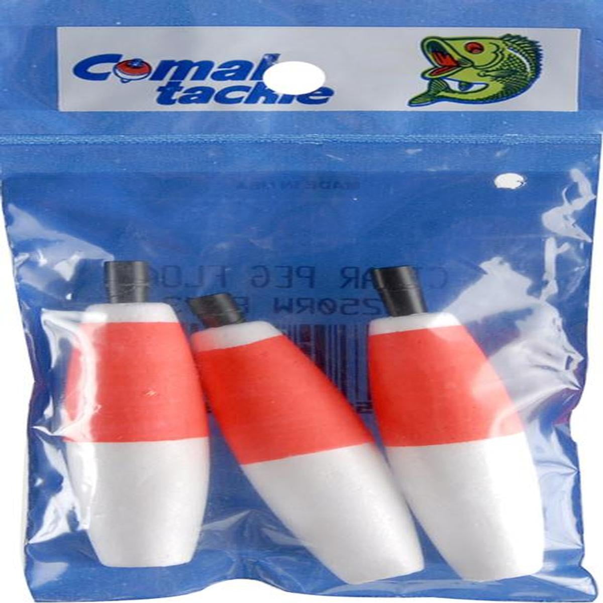 Comal 2-1/2" Cigar Peg Float 3 Pack - Red/White - C250RW-3PK - Walmart.com