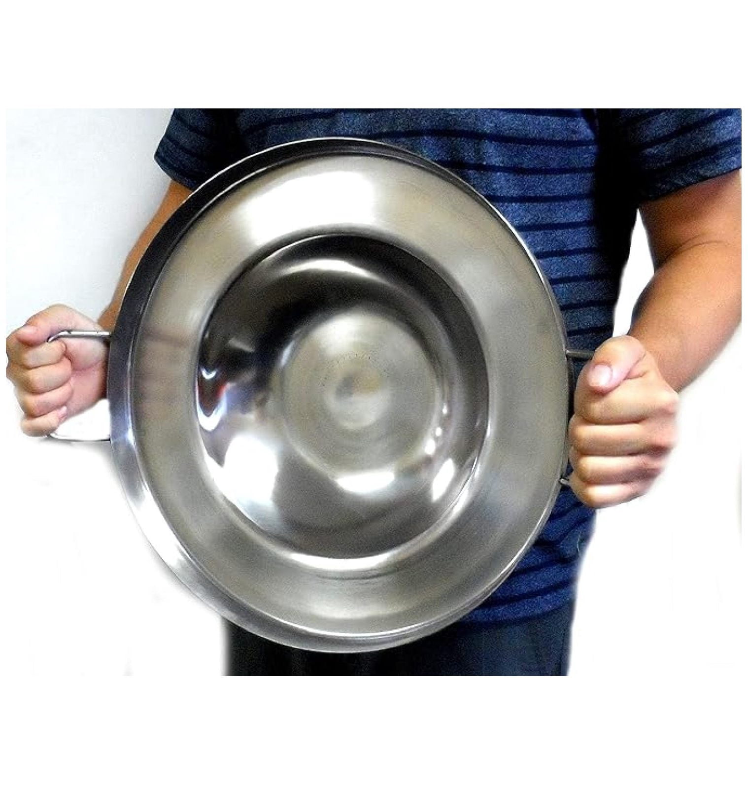 Comal Pozo Stainless Steel 16" Cooking Pan - Walmart.com