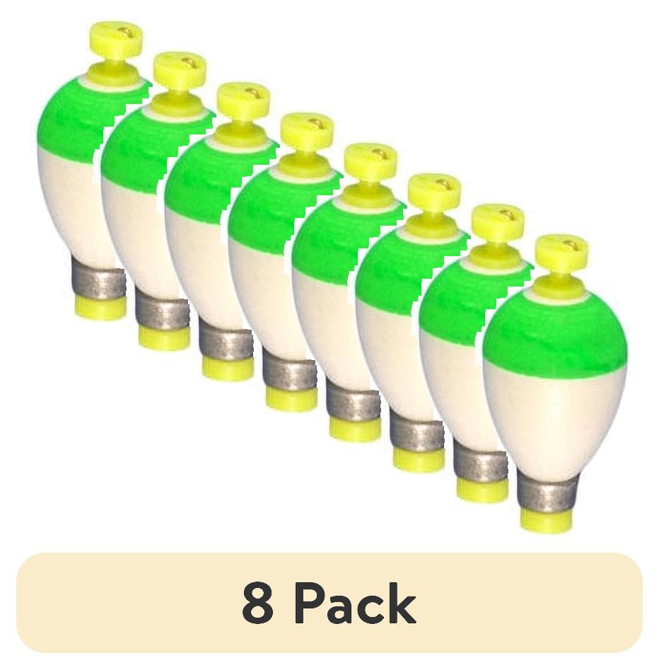 (8 pack) Comal Tackle 1.25" Weighted Pear Snap-On Float Assortment, 3 ...