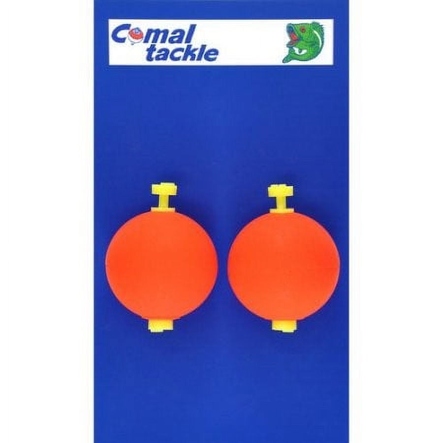 Comal Tackle 1.50" Round Snap-On Float, Red, 2 ct - Walmart.com