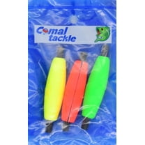 Comal 8 In. Weighted Slip Bottle Pole Float for Fishing, Red Yellow ...
