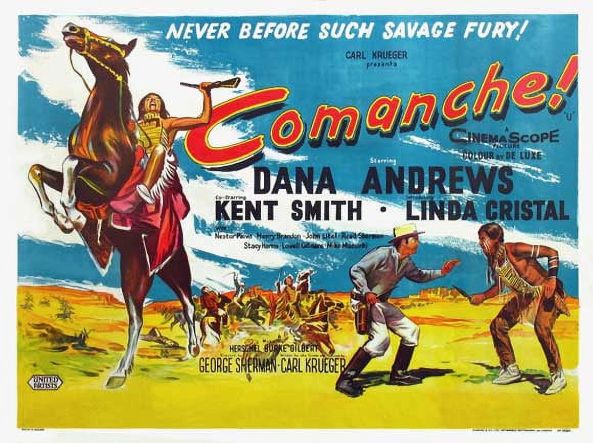 Comanche - movie POSTER (Style A) (30" x 40") (1956) - Walmart.com