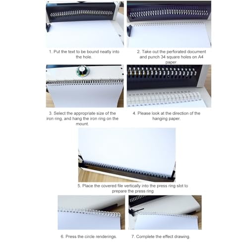 Comb Binding Spine 120 Sheet Capacity 9/16inch Wire Binding Spines 34 ...