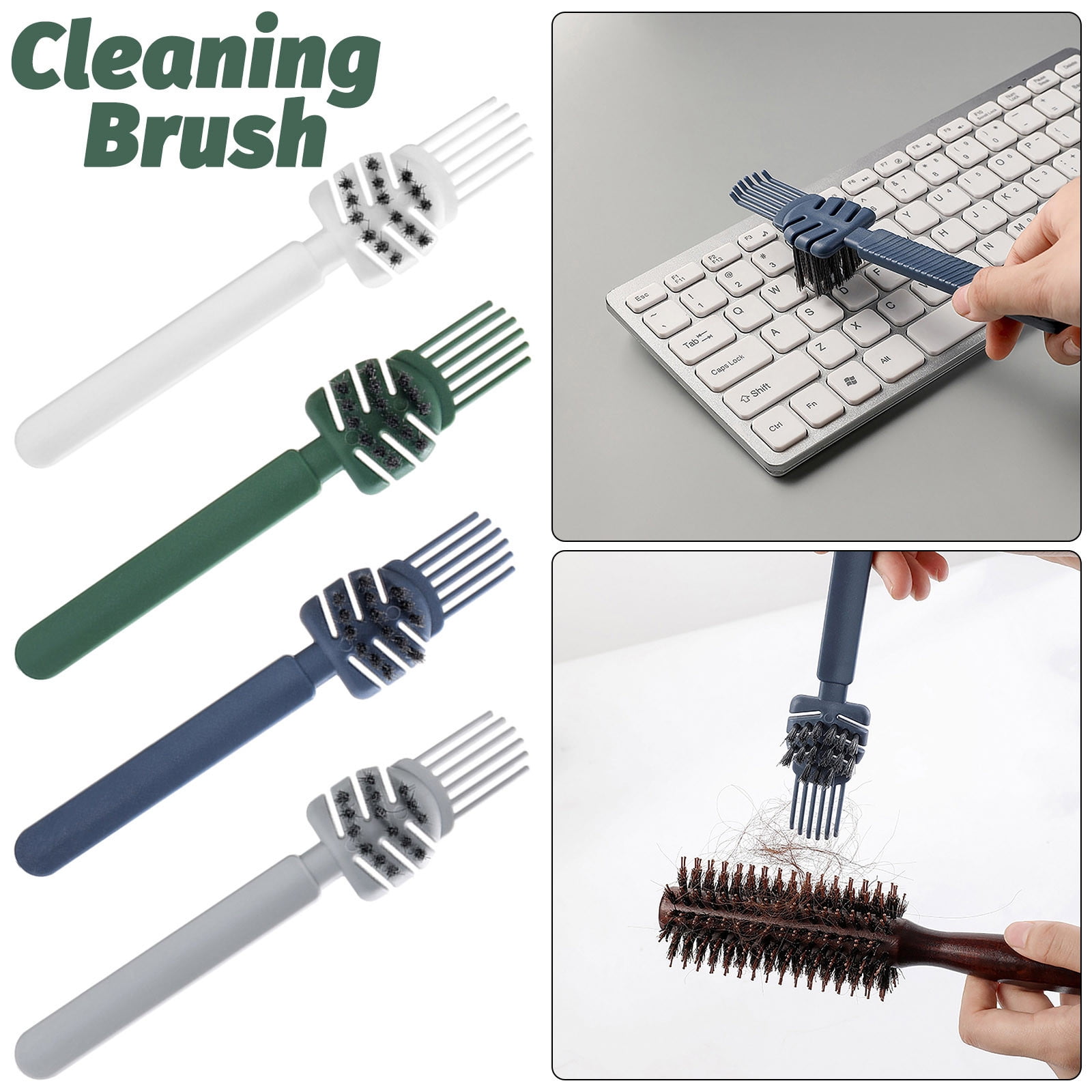Comb Hair Brush, Detangling Tool, Ergonomic Handle, Soft Bristles, For ...