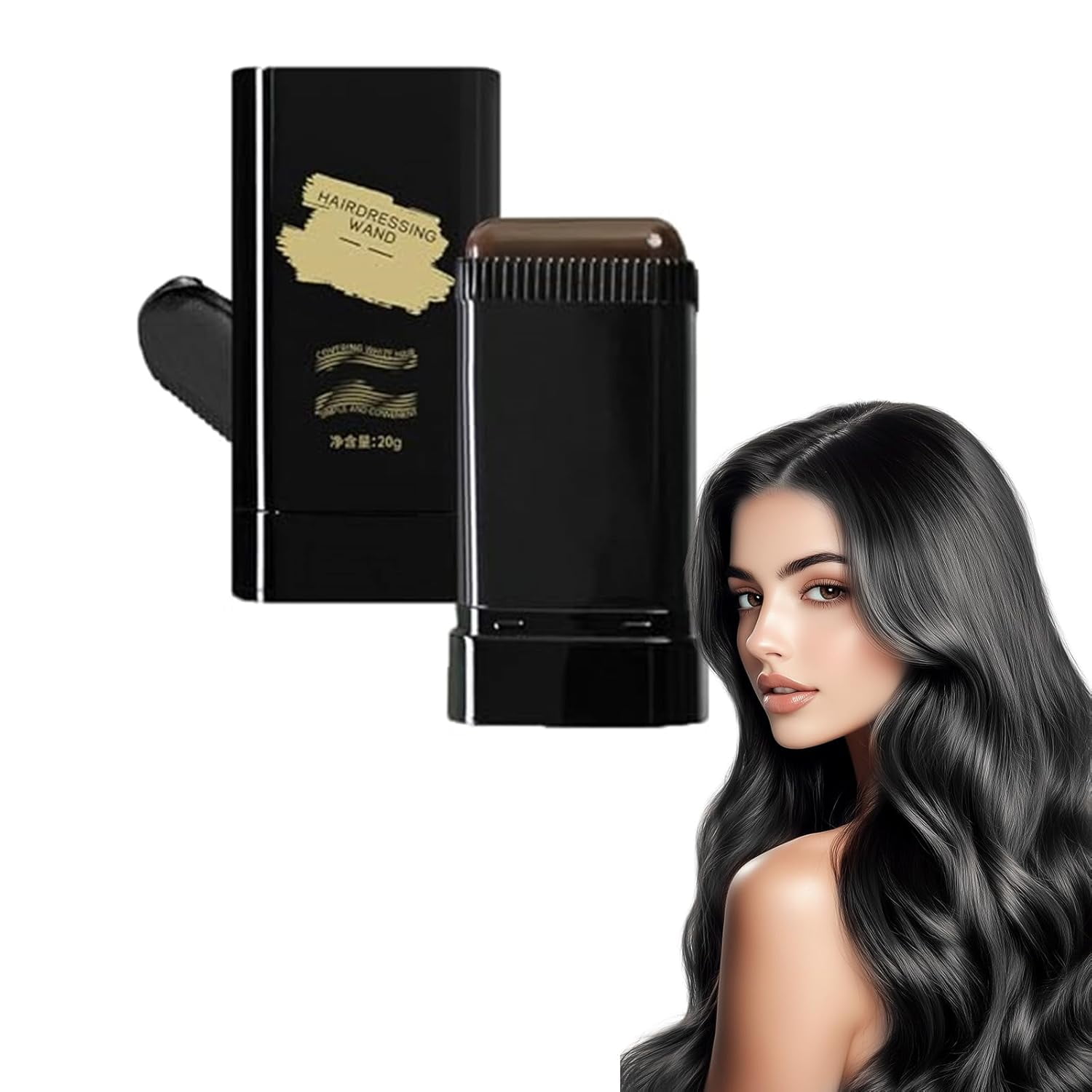 Comb Hair Dye, 2 in 1 Waterproof and Sweat-Proof Temporary Root Touch ...