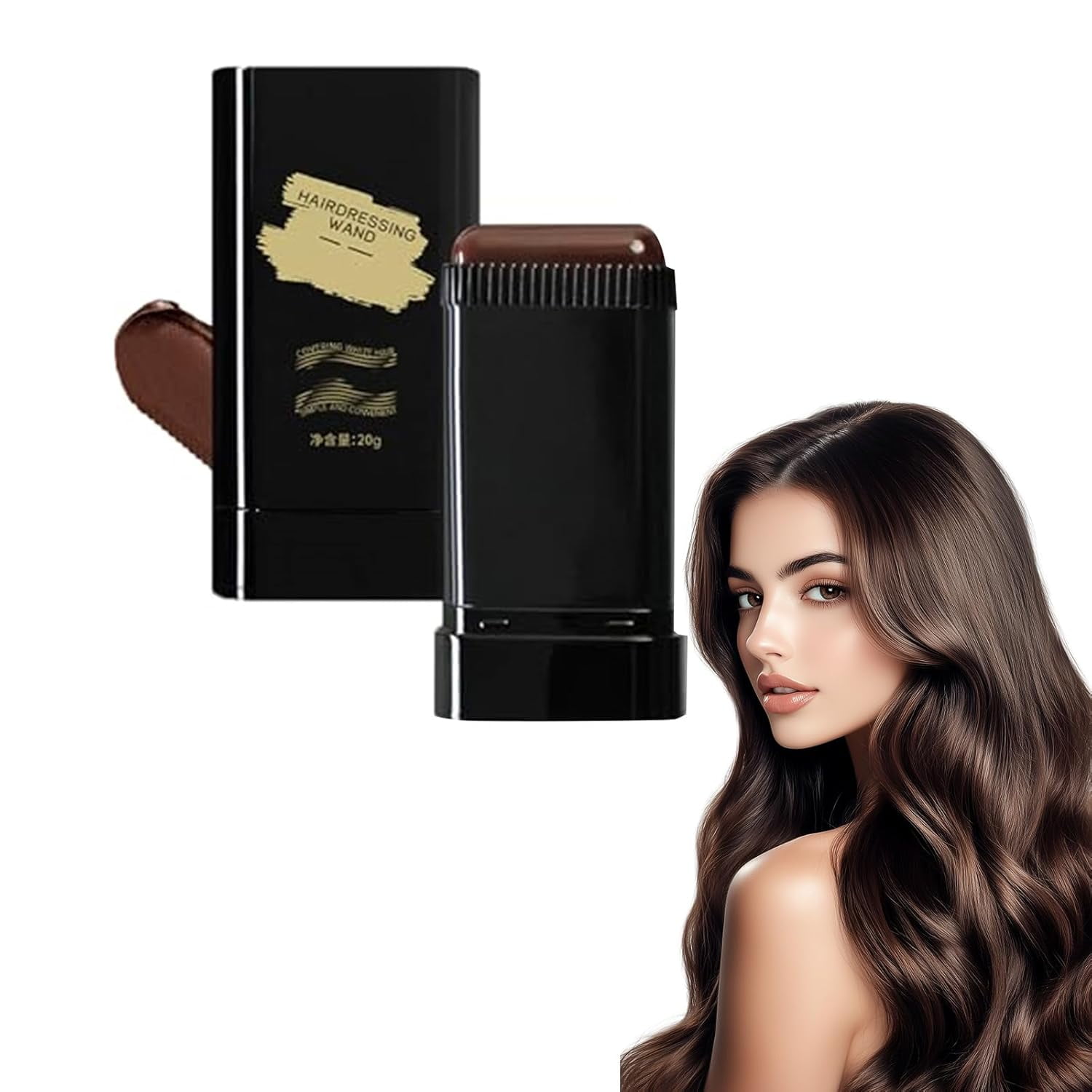 Comb Hair Dye, 2 in 1 Waterproof and Sweat-Proof Temporary Root Touch ...