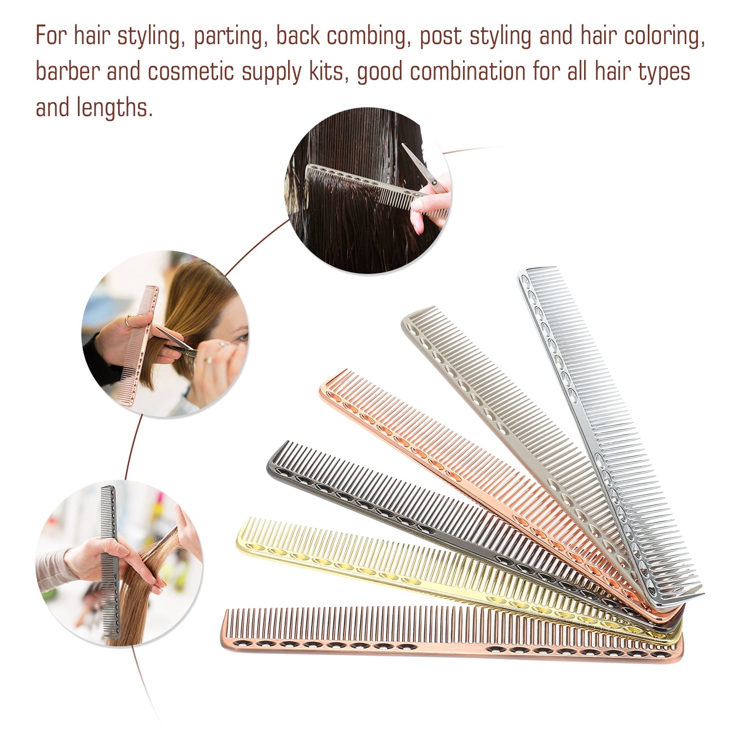 Comb,Hairbrush Salon Combs -static Hairbrush Salon Metal Comb -static ...