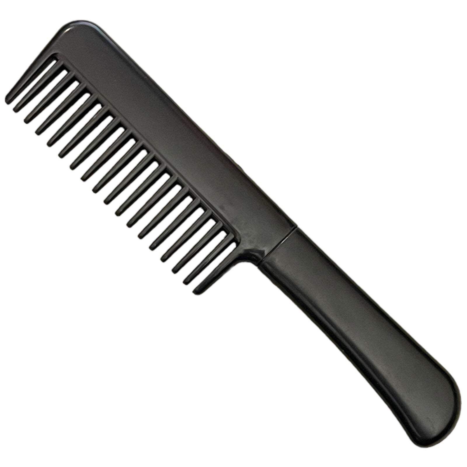 Comb Knife | 6" Overall Hidden Black Blade Self-Defense Tactical ...