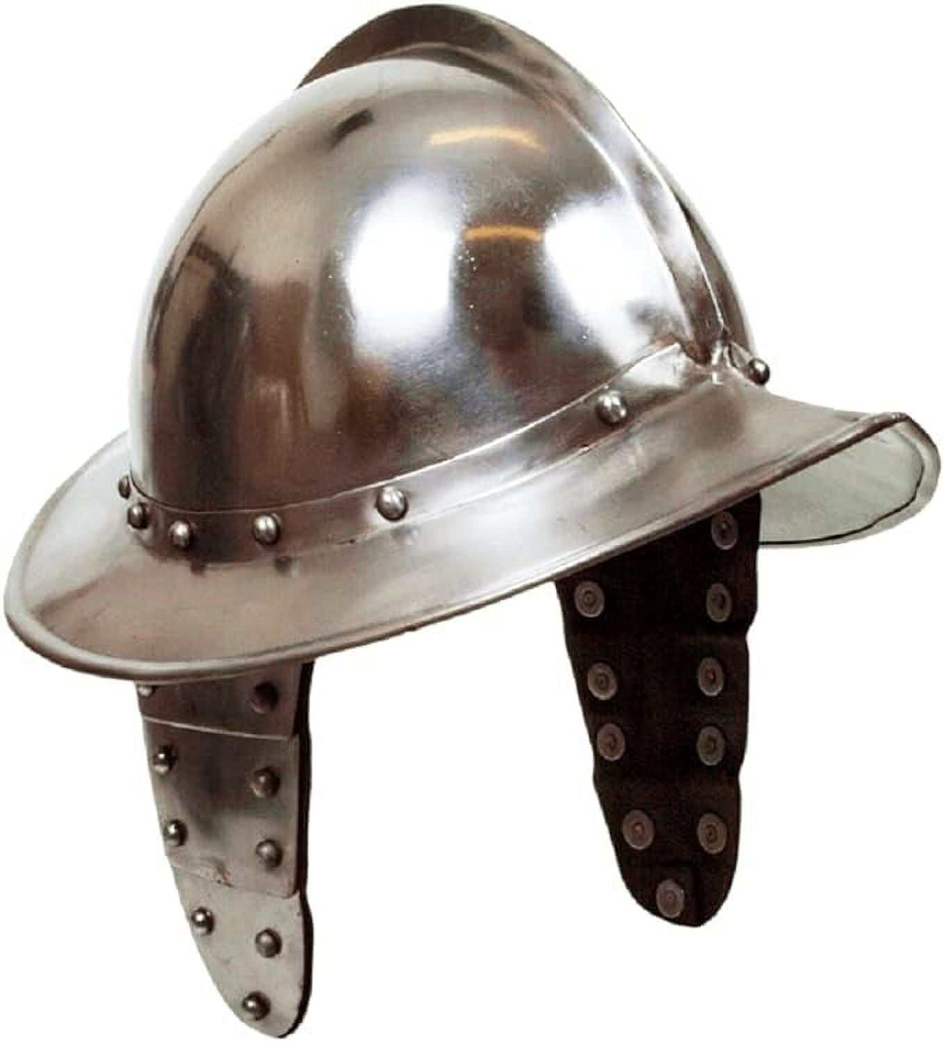 Comb Morion Helmet Medieval Head Protection LARP Armor - Walmart.com