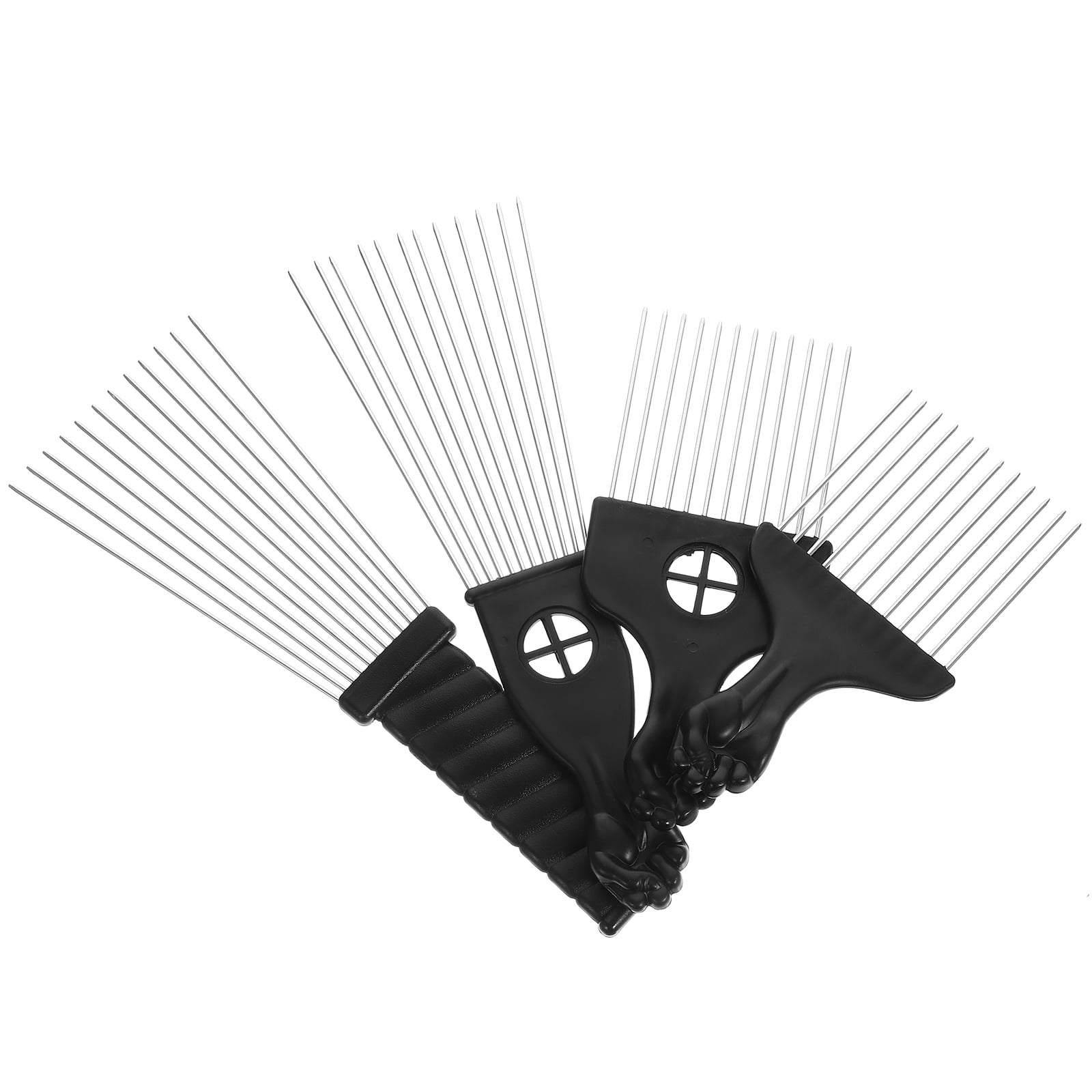 Comb for Afro Hair Barber Needle Lifting Pointed Tail Stainless Steel ...