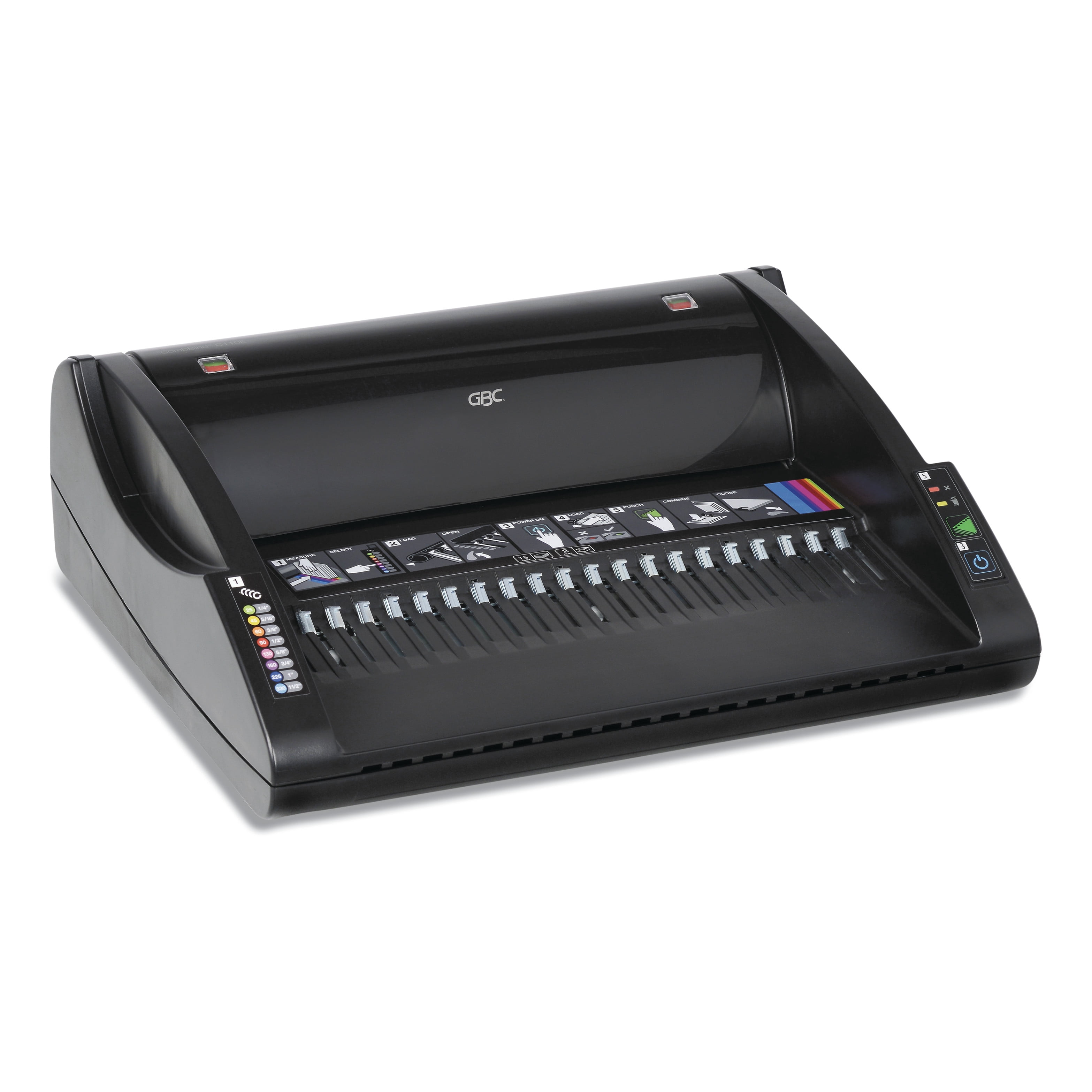 ACCO CombBind C110E Binding Machine Binds 330 Punches 15 Black ...