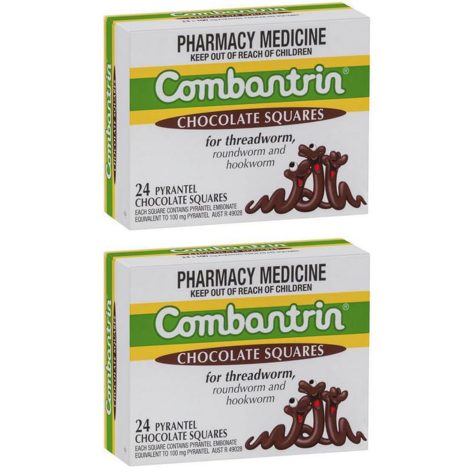 Combantrin Chocolate Squares - 2 Pack - Walmart.com